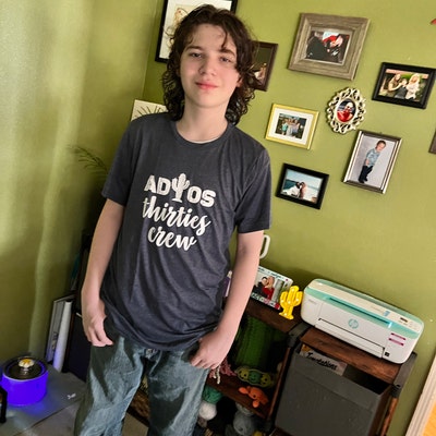 Adios THIRTIES Crew Shirt 40th Birthday Shirt, 40th B-day Tee, Forty AF ...