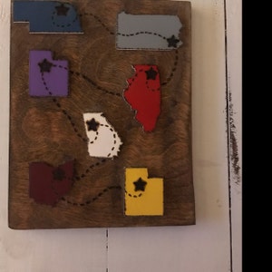 GA Wood Cutout or Georgia Wood Cutout Shapes for Projects or - Etsy