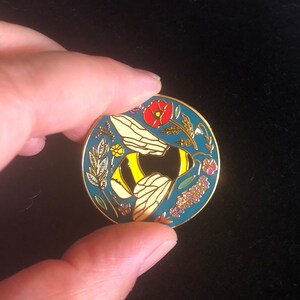 Bumble Bee Enamel Pin Badge, Save the Bees, Enamel Pin, Hard Enamel ...