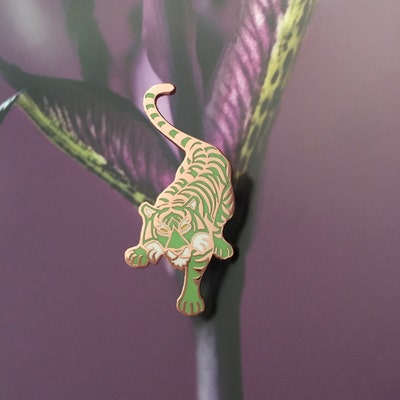 Tiger Pin Hard Enamel - Etsy