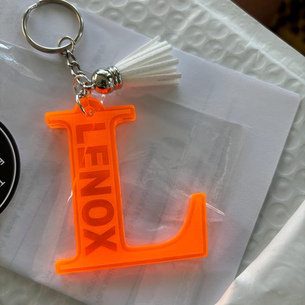 Kids Backpack Tag With Tassel, Personalized Custom Name Tag, Kids ...