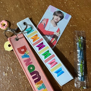 Dynamite Embroidery Keychain Army Bomb Strap BTS Kpop - Etsy