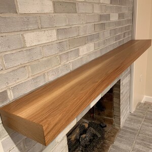 Custom Mantle, Mantle, Custom Woodwork, Modern Mantle, Wood Mantle ...