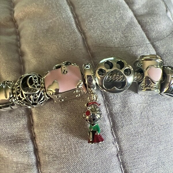 New Pandora Rose™ Gold Pink Daisy Flower Dangle Pendant Charm ...