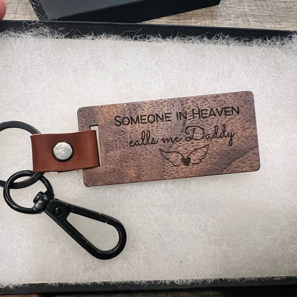 Personalized Leather Keyring | Husband Gift | Boyfriend Gift | Leather ...