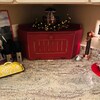 32" Mitten Box Shelf, Wood Wall Shelf With Pegs and Storage, Farmhouse ...