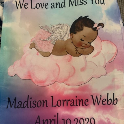 Infant Loss in Memory Flag, Newborn Loss Personalized Flag, in Loving ...