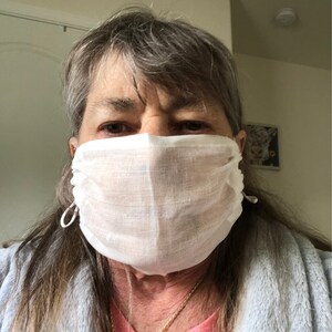 Cheesecloth Face Mask Gauze Muslin 100% Cotton . Made in Canada ...