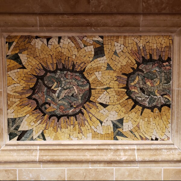 Classic Framed Ancient Roman Rug 69"x41" Marble Mosaic CR1291 - Etsy