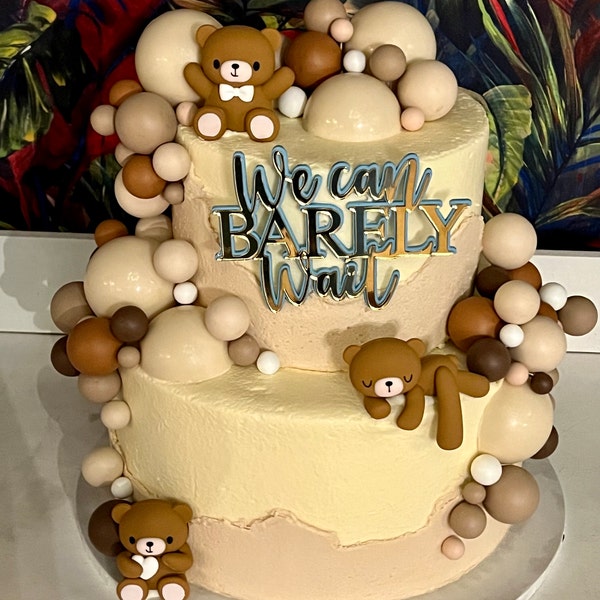 Acrylic Floating Happy Birthday Cake Topper/party Decor/set of 2 - Etsy