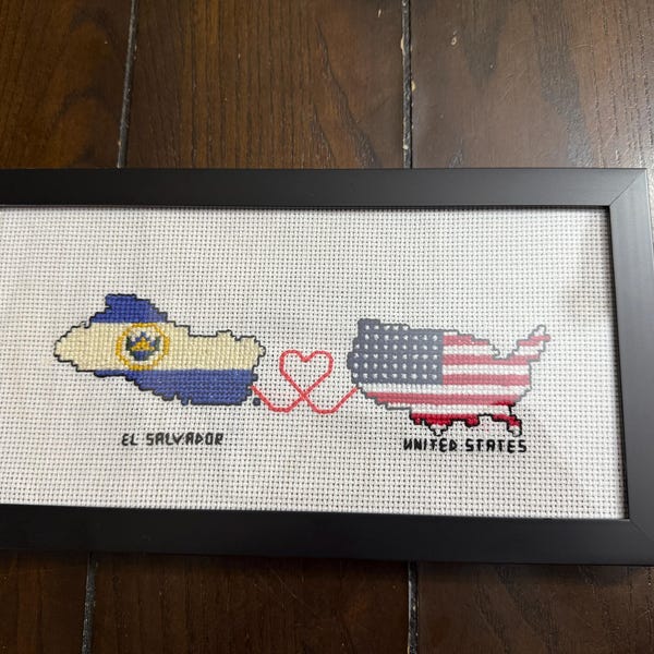 Tiny Little Canada Flag Map | Digital Cross Stitch Pattern | PDF ...