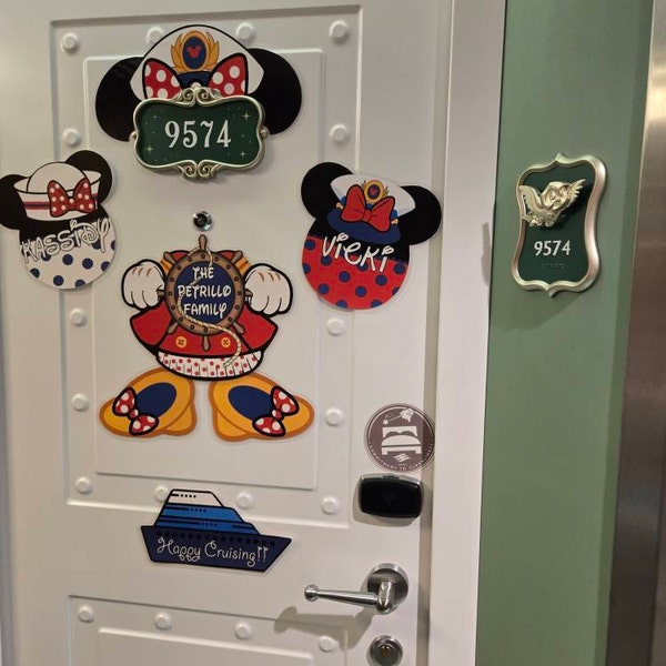 Custom Cruise, DCL Peter Pan Inspired Cruise Ship Door Magnets, Family ...