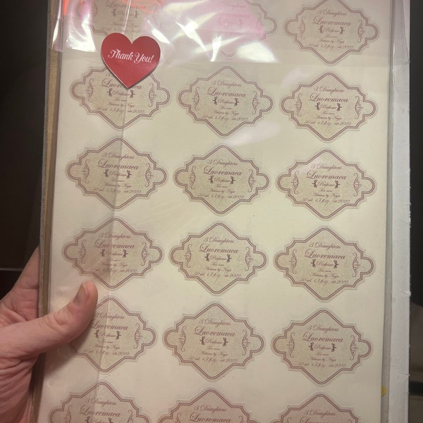 100 Pcs. Box Stickers, Shop Logo Label for Packaging, Wrapping Supply ...