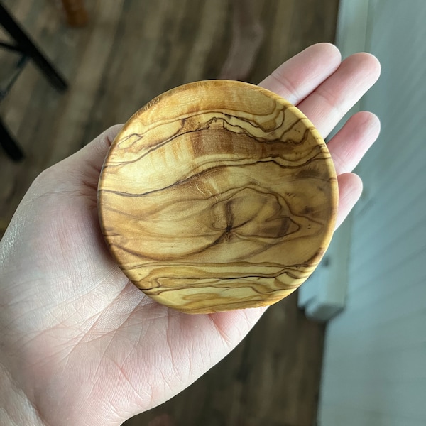Deformed Olive Wood Mini Bowls in Bulk | Rustic Tiny Dishes | Pinch ...