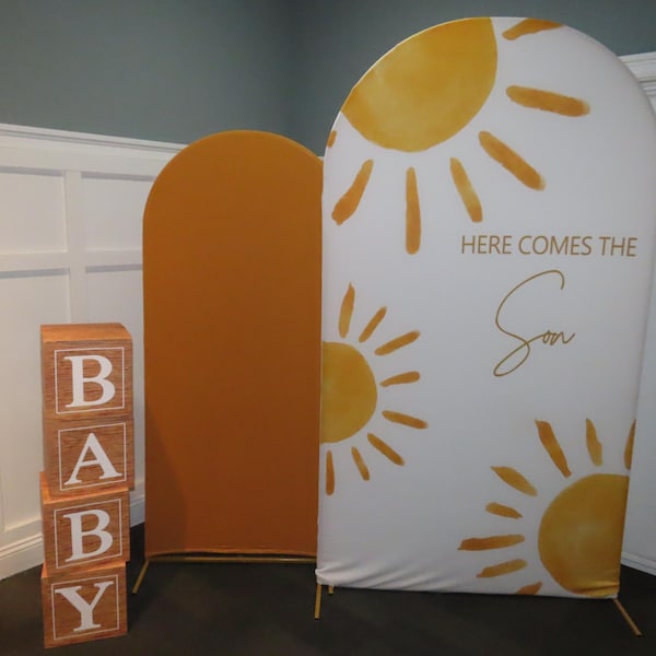 Mediterranean Positano Arch Backdrop Cover Bridal Shower Stand Custom ...