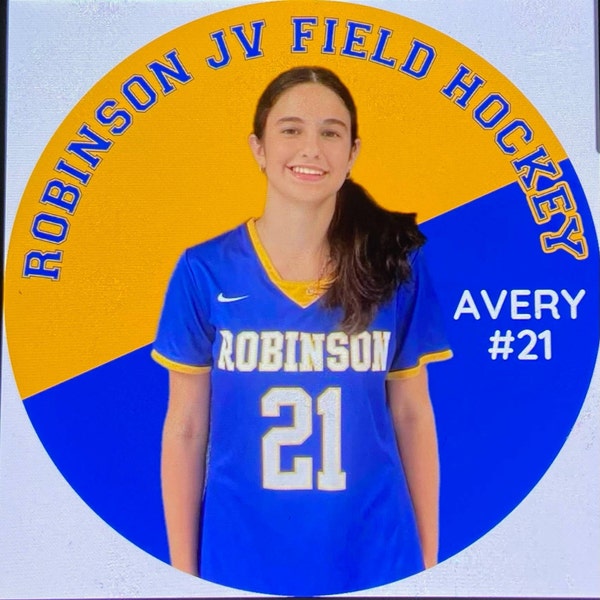 Sports Team Button, Personalized Pins for School Teams, Team Mom Dad ...