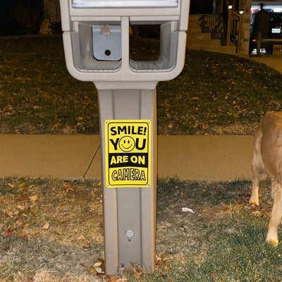 Property Protected by Video Surveillance Warning Camera Sign Cctv Home ...