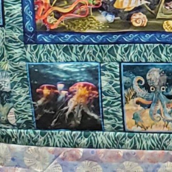 Grand Prismatic Spring Fabric Panel, Quilt Panel, Quilting Cotton ...