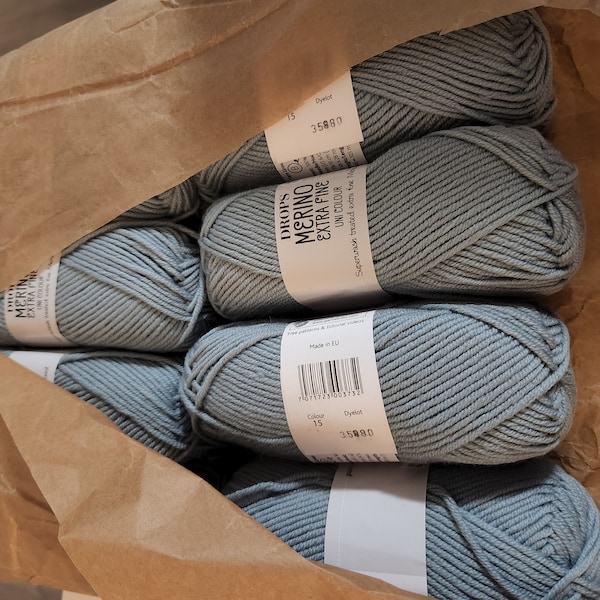 DROPS Merino Extra Fine DK Yarn (8ply) 100% Wool Knitting Wool Merino ...