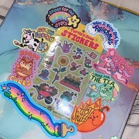 The Future is Bright, Cat Sticker, Glitter Vinyl Stickers, Fortune ...