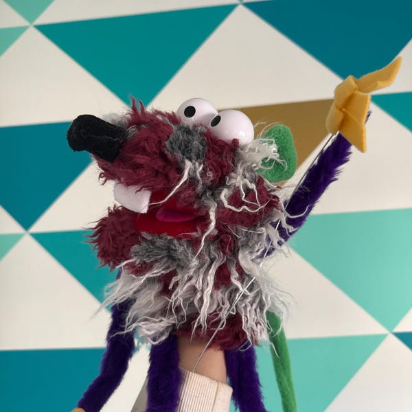 Rat Hand Puppet With Squeaker - Etsy