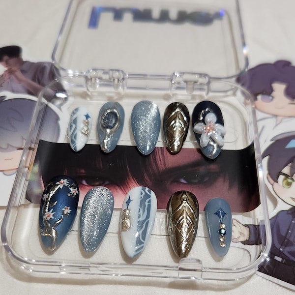 ZAYNE (love and Deep Space) Press on Nails - Etsy