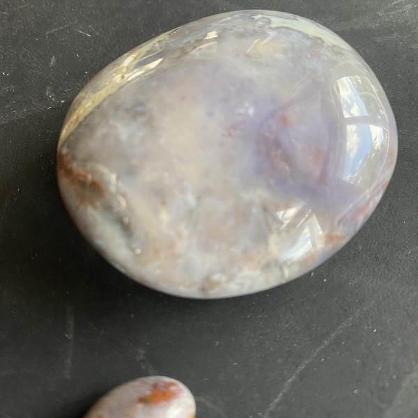 Blue Scheelite Tumbled Stone | Lapis Lace Onyx | Rare Unusual Find ...