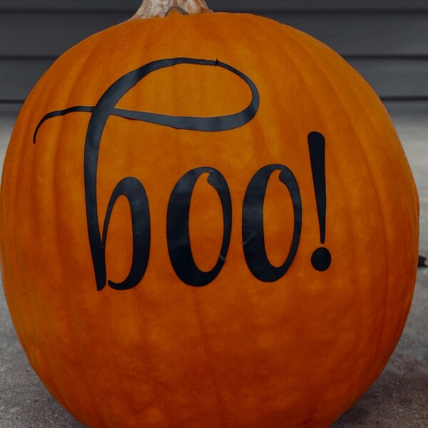 Pumpkin Decals Happy Fall Decal Boo Decal Vinyl Decals Halloween Decor ...