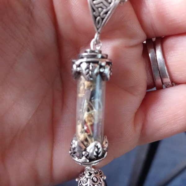 Protection Necklace, Witchcraft Amulet, Wicca Jewelry, Witchy Necklace ...