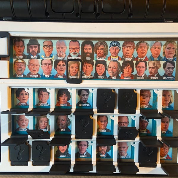 Digital - League of Gentlemen Guess Who? Game Template Inserts ...