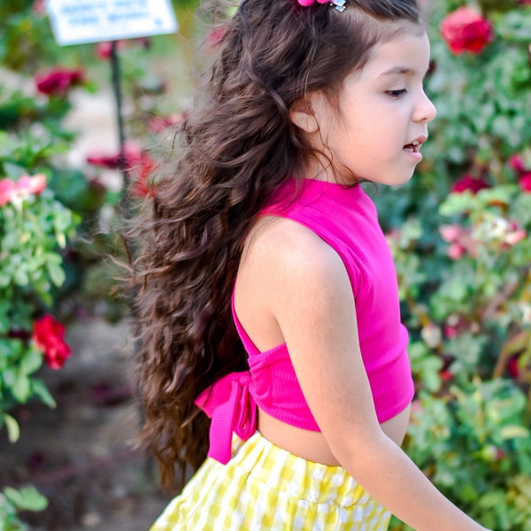 Orange and White Dots Fable Hair Bow, Hair Bows for Girls, Hair ...