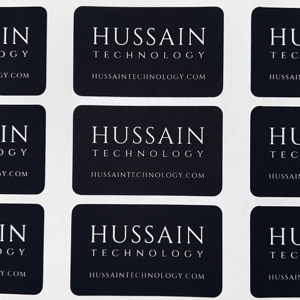 Custom Personalised Business Logo, Rectangular, Rectangle, Square ...