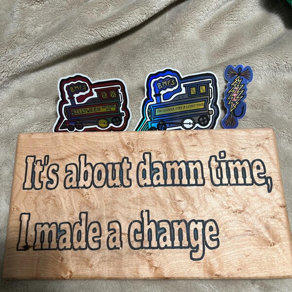 Billy Strings Slow Train Sticker - Holographic - Etsy