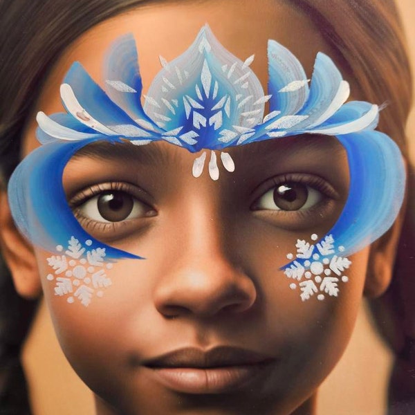Basic Set A DIGITAL DOWNLOAD - Face Paint Design Board Face Painting ...