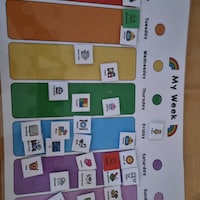 Childrens Weekly Planner, Visual Timetable for Kids, Daily Routine ...