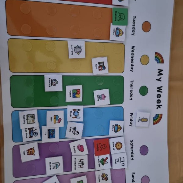 Childrens Weekly Planner Printable, Kids Planner Digital Download ...