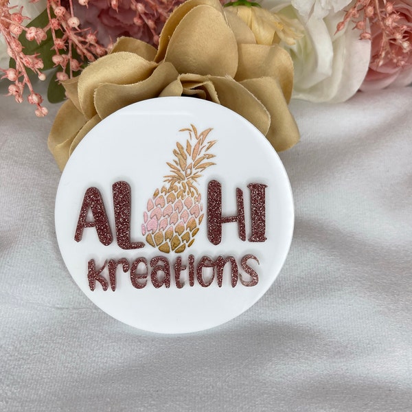 Full Custom Laser Cut Name, Business Watermark, Physical Watermark ...