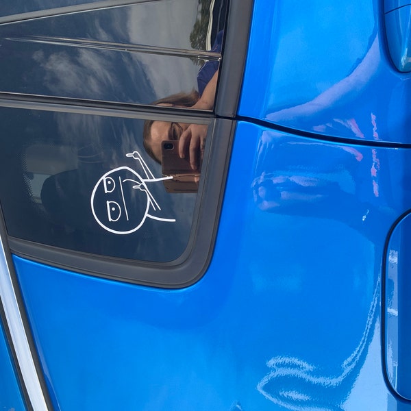 Double FU Vinyl Decal - Etsy