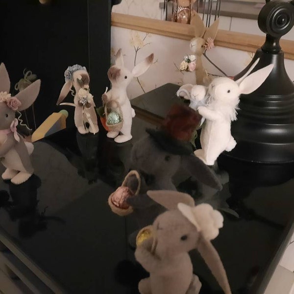 Bunny Pattern and Easy Tutorial, Lovelingz Cute Rabbit Instant Download ...