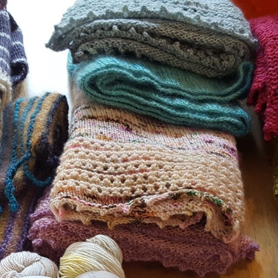 KNITTING PATTERN Easy Blanket Knitting Pattern Habitation Throw Digital ...