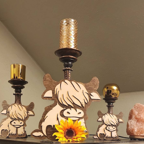 Highland Cow Farmhouse Decor - Etsy