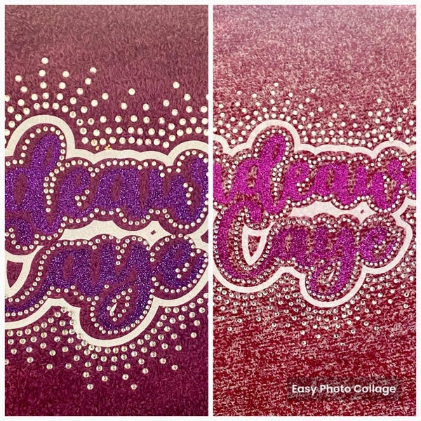 Your Name 2 Lines Custom Personalized Rhinestone Hotfix Glitter Vinyl ...