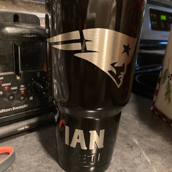 Football Team Powdercoated Yeti Tumbler, Free Personilization! - Etsy