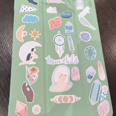 Moon Child Sticker Sheet, Celestial Stickers, Moon Lover, Magic ...