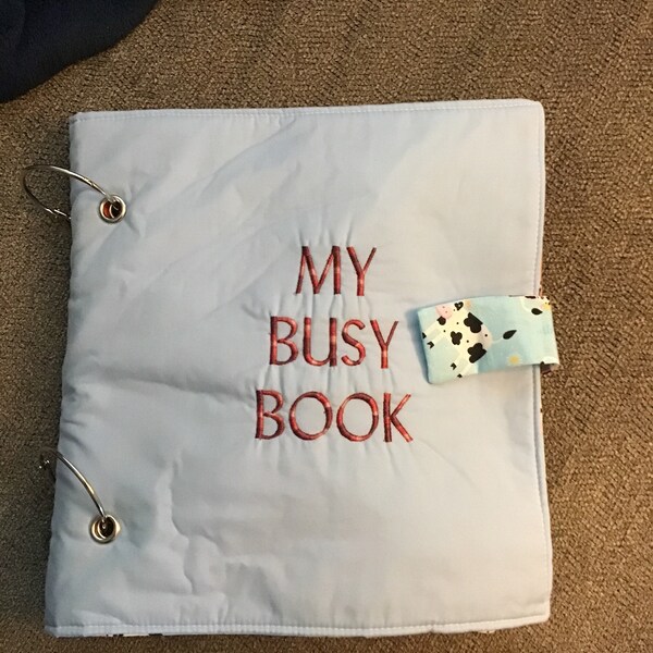 Complete Busy Book W/6 Pages - Etsy