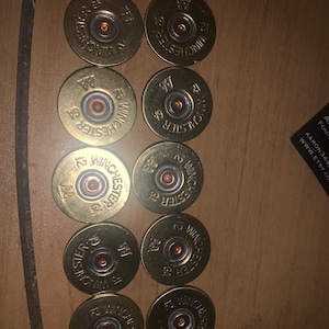 9mm Bullet Casing Thumb Tack Set of 10 Brass. Gun Bullet Brass Push ...