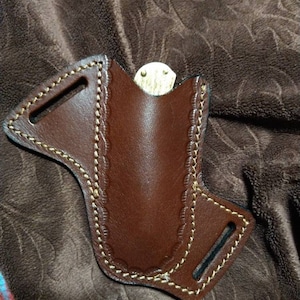 9 Long Custom Handmade Leather Sheath Fits up to - Etsy
