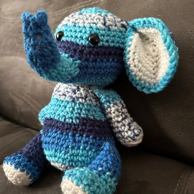 Anne the No Sew Elephant Crochet Pattern / Amigurumi Plushie PDF File ...