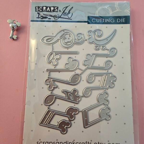MOUSE MEMO DEX Metal Cutting Die for Crafts, Cards, Scrapbooks, Gifts ...