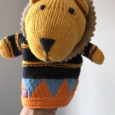 Hand Knitted Puppets in Organic Cotton - Etsy